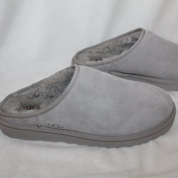 UGG | Shoes | Nib Ugg Mens Classic Slip On Suede Shearling Lined ...